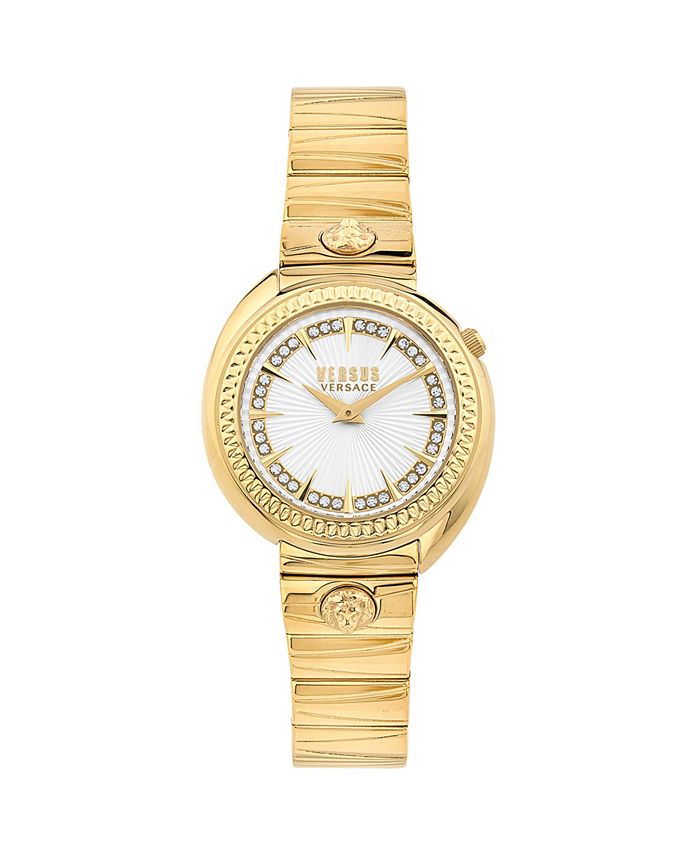 Versus Versace Women's Two-Hand Quartz Tortona Gold-Tone Stainless ...