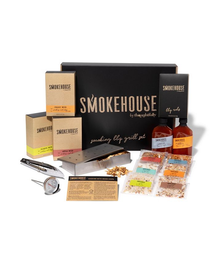 Thoughtfully Smokehouse by Smoking BBQ Grill Gift Set - Macy's