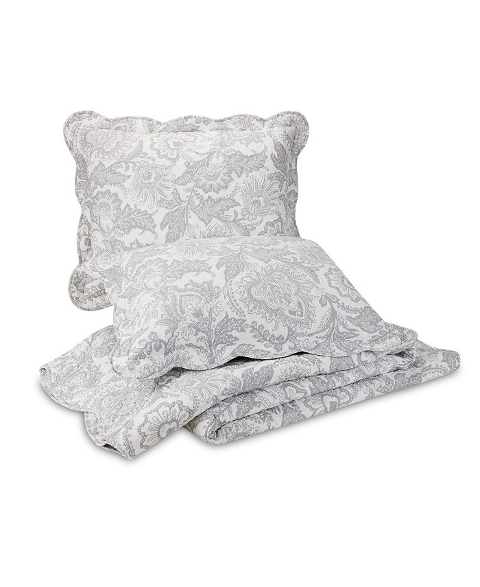 Vera Bradley Java Lace Scallop 3-Piece Quilt Set, Full/Queen & Reviews ...