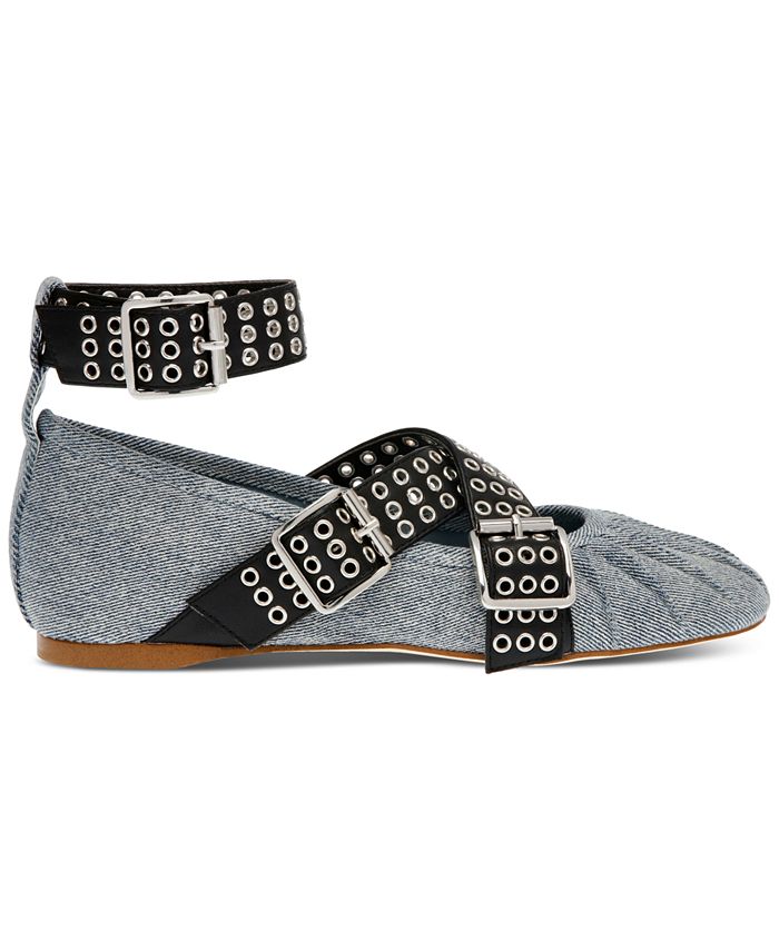 Steve Madden Women's Bryar Strappy Buckled Ballet Flats - Macy's