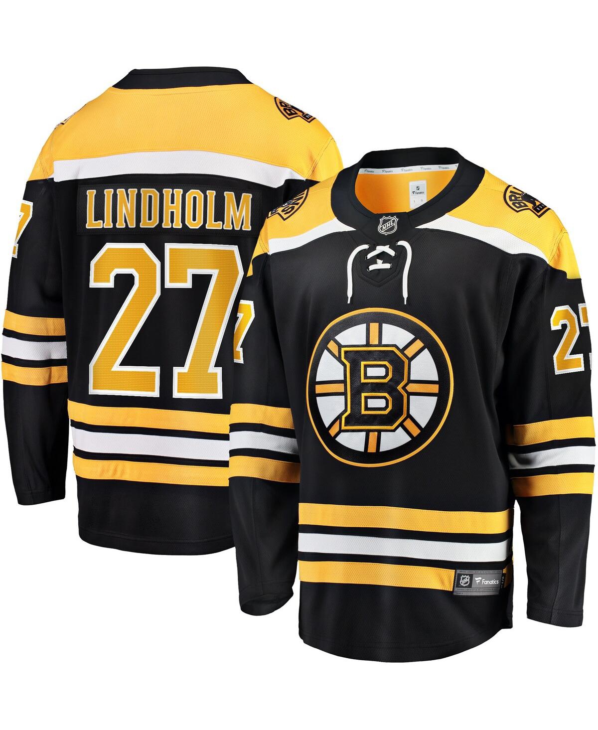 Click here for Mens Fanatics Hampus Lindholm Black Boston Bruins... prices