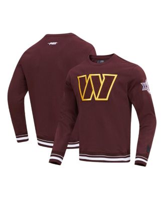 Men's Pro Standard Burgundy Washington Commanders Mash Up Pullover ...