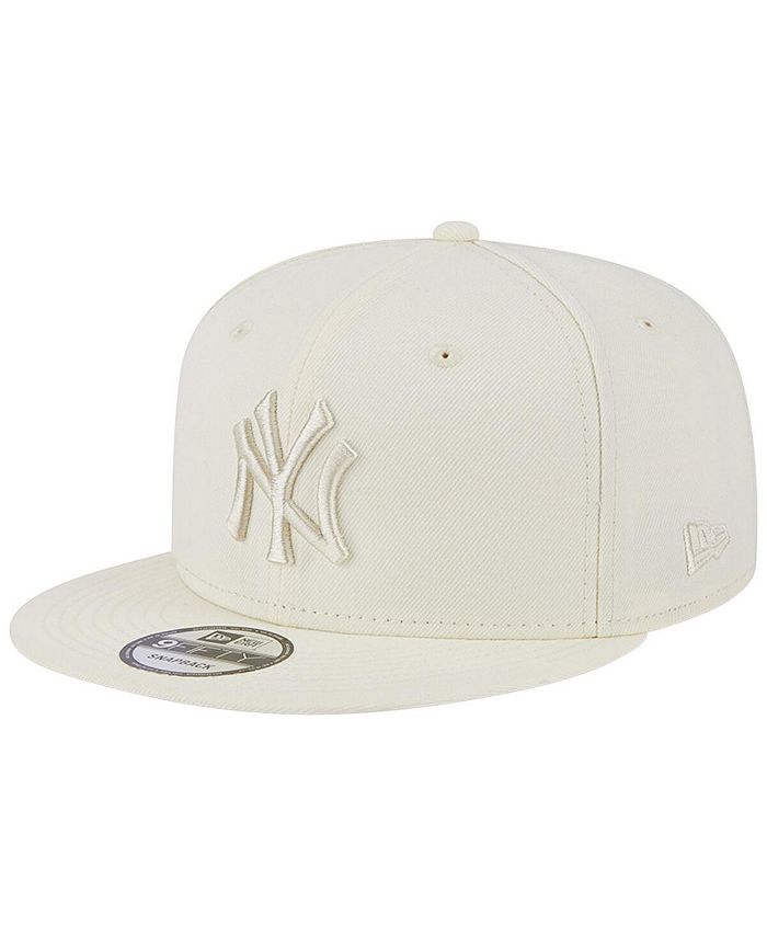 New Era Men's Cream New York Yankees Spring Color Basic 9FIFTY Snapback ...