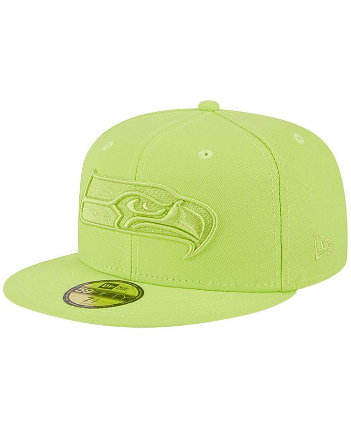 New Era Men's Neon Green Seattle Seahawks Color Pack Brights 59FIFTY ...