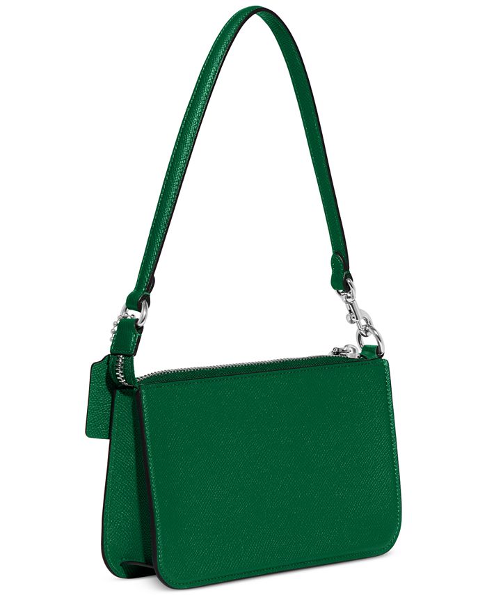 COACH Small Pouch Crossgrain Leather Shoulder Bag - Macy's