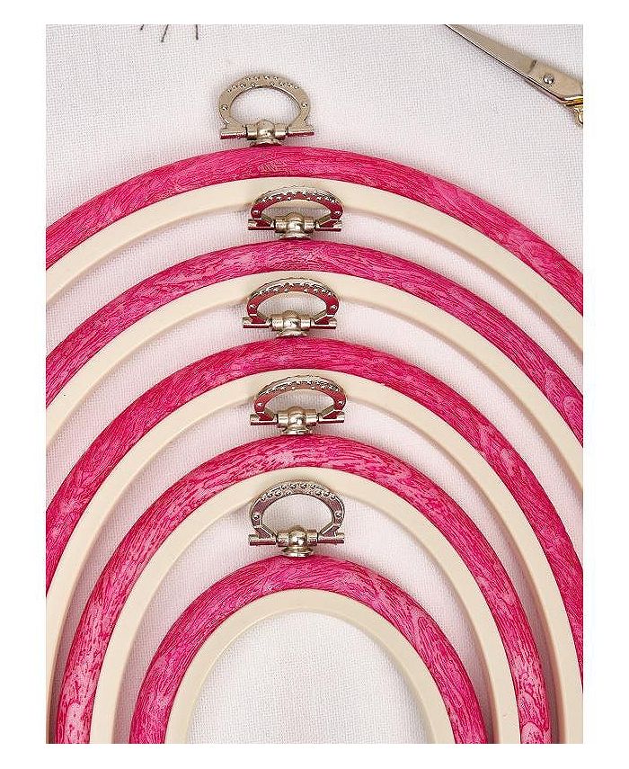 Nurge Oval Flexi Hoop 230-7 Pink - Macy's