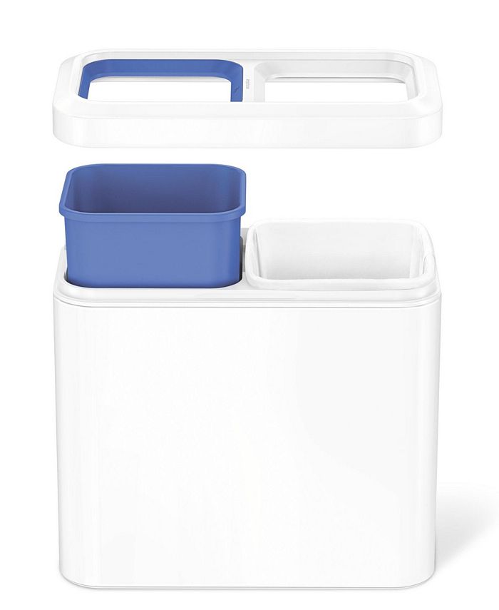 simplehuman 20 Litre Dual Compartment Slim Open Can - Macy's