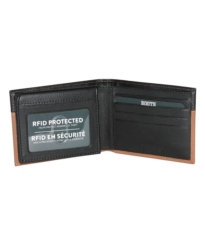 ROOTS Men's Men Slim Wallet with Flip Up Passcase - Macy's