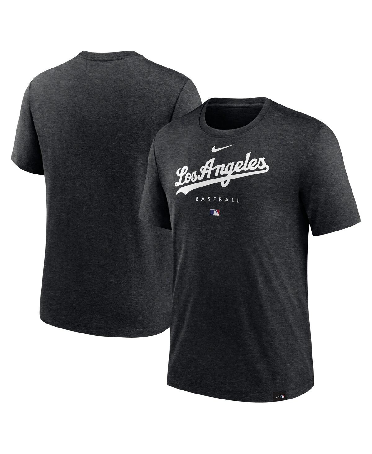 Click here for Mens Nike Heather Black Los Angeles Dodgers Authen... prices