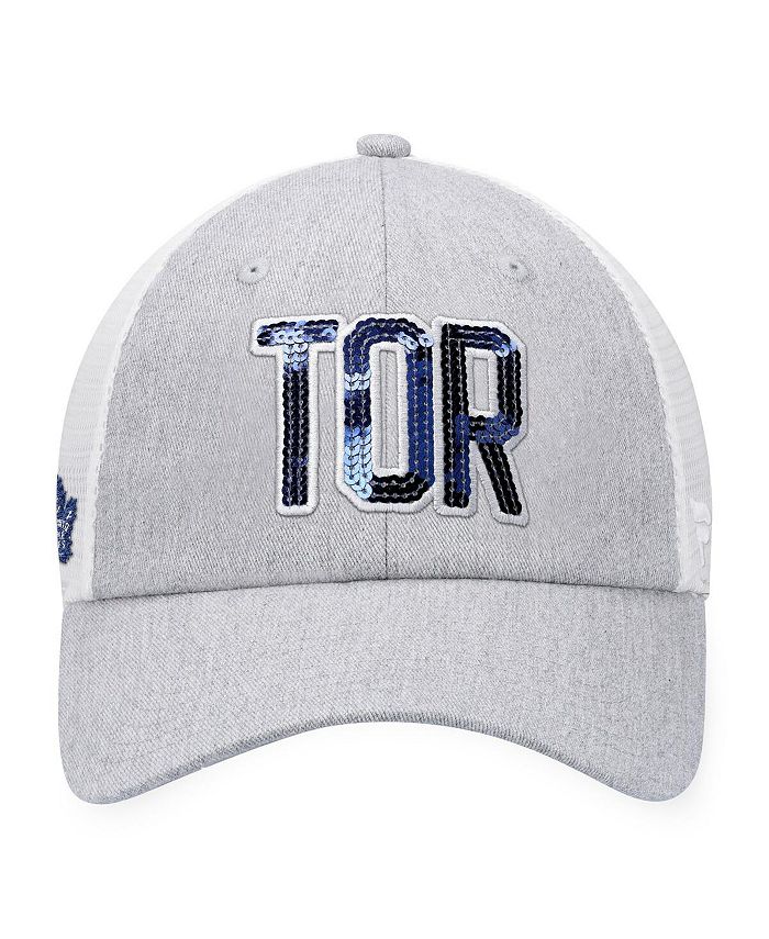 Fanatics Women's Heather Gray, White Toronto Maple Leafs Iconic Glimmer ...