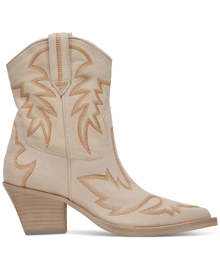 Dolce Vita Women's Runa Pointed-Toe Cowboy Booties - Macy's