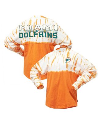Women's Fanatics Orange Miami Dolphins Vintage-Like Bamboo Spirit ...