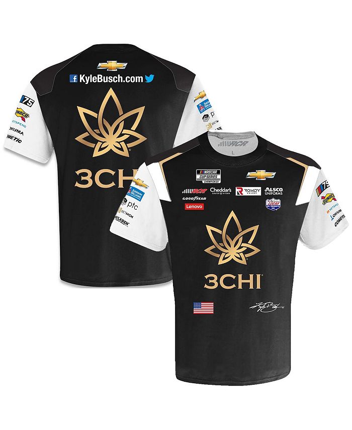 Richard Childress Racing Team Collection Men's Black Kyle Busch 3Chi ...