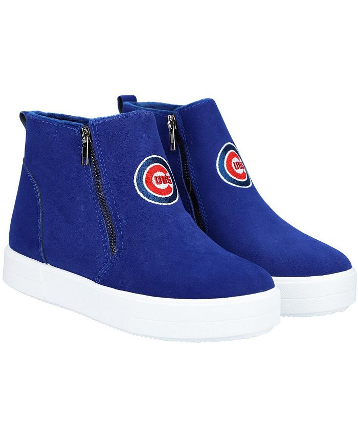 FOCO Women's Chicago Cubs Wedge Sneakers - Macy's
