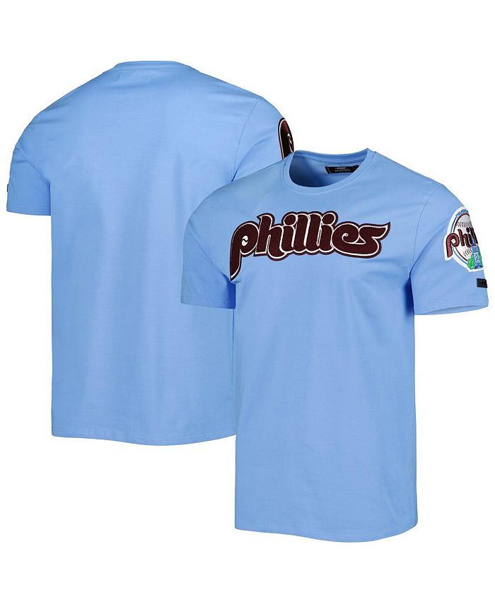 Pro Standard Men's Light Blue Philadelphia Phillies Team Logo T-shirt ...