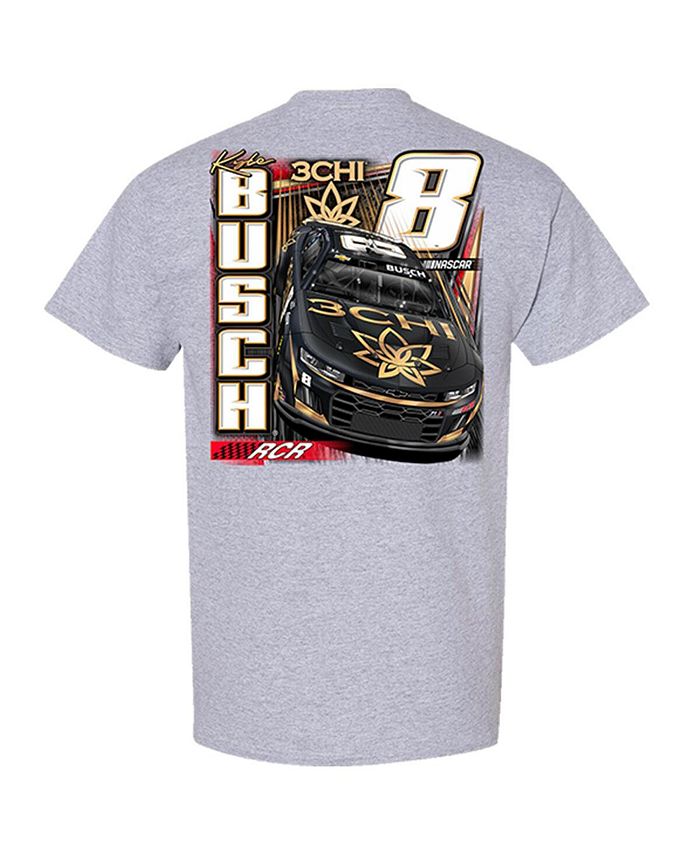 Richard Childress Racing Team Collection Men's Heather Gray Kyle Busch ...