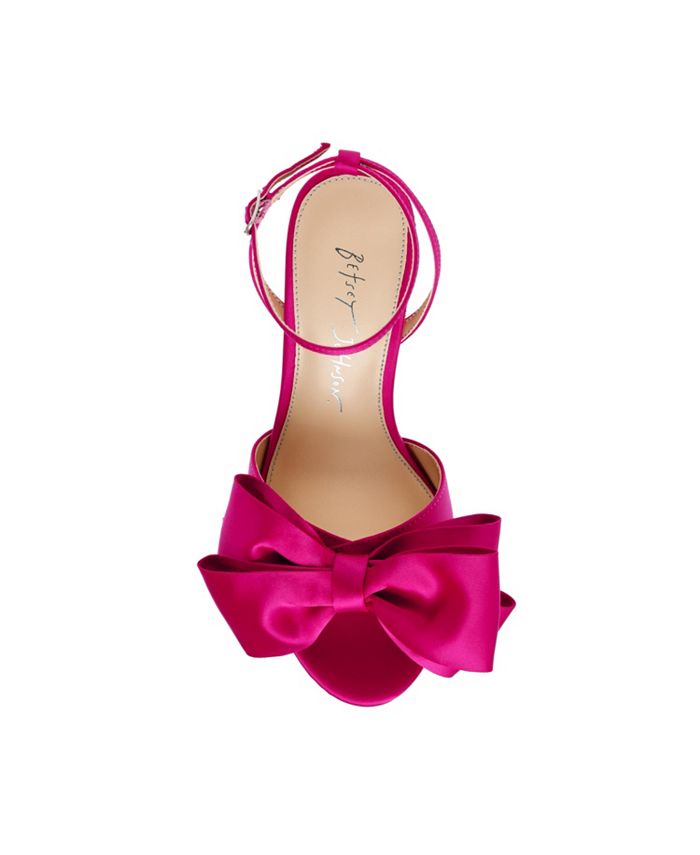 Betsey Johnson Women's Maddy Bow Platform Evening Sandals - Macy's