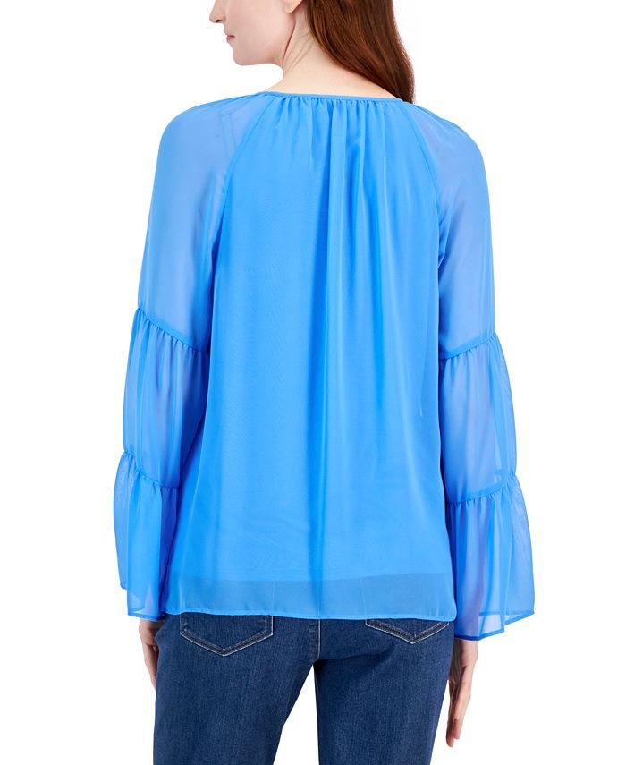 JM Collection Women's Solid Tiered Necklace Top, Created for Macy's ...