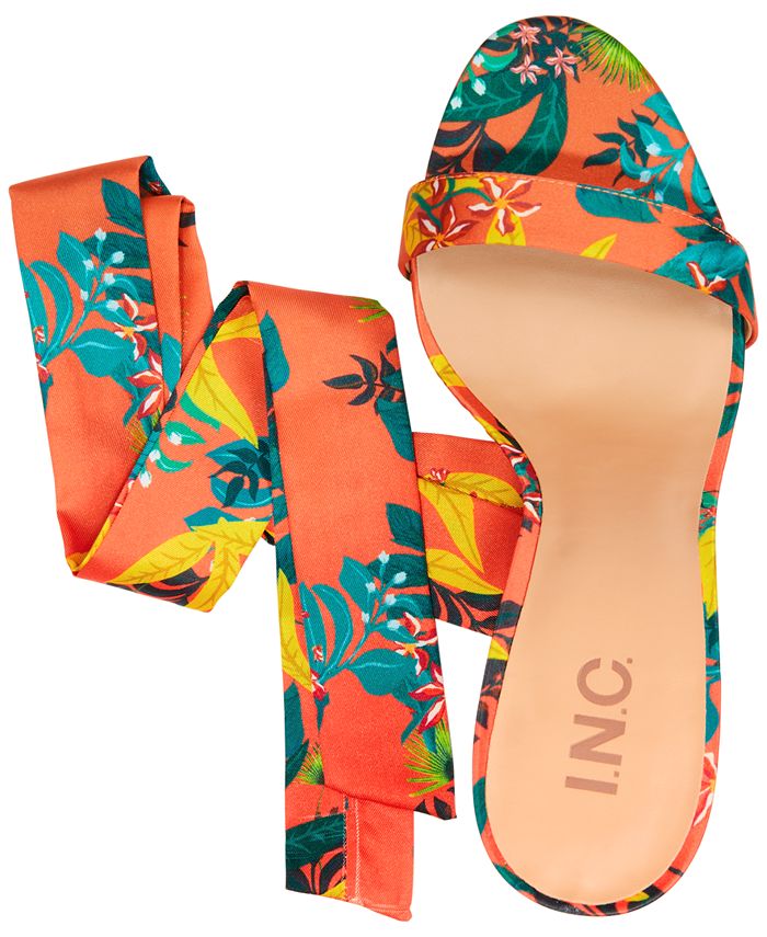 I.N.C. International Concepts Women's Noyar Ankle-Tie Platform Sandals ...