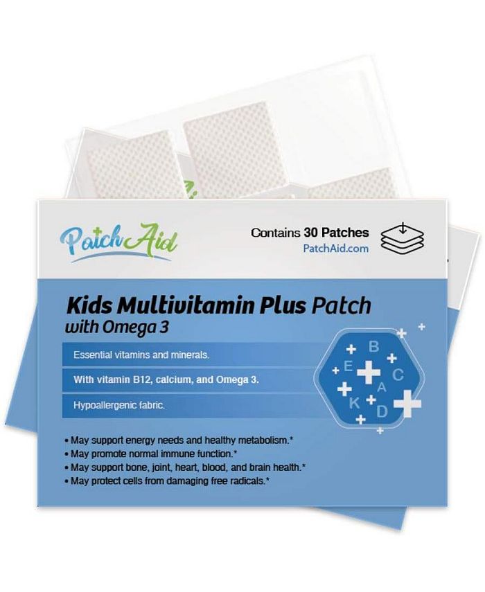 PatchAid Kids Multivitamin Plus Topical Patch with Omega-3 by (30-Day Supply) - Macy's