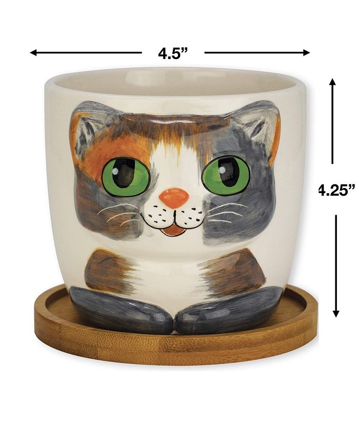 Window Garden Animal Planters - Large Kitty Pot (Barney) Purrfect for ...