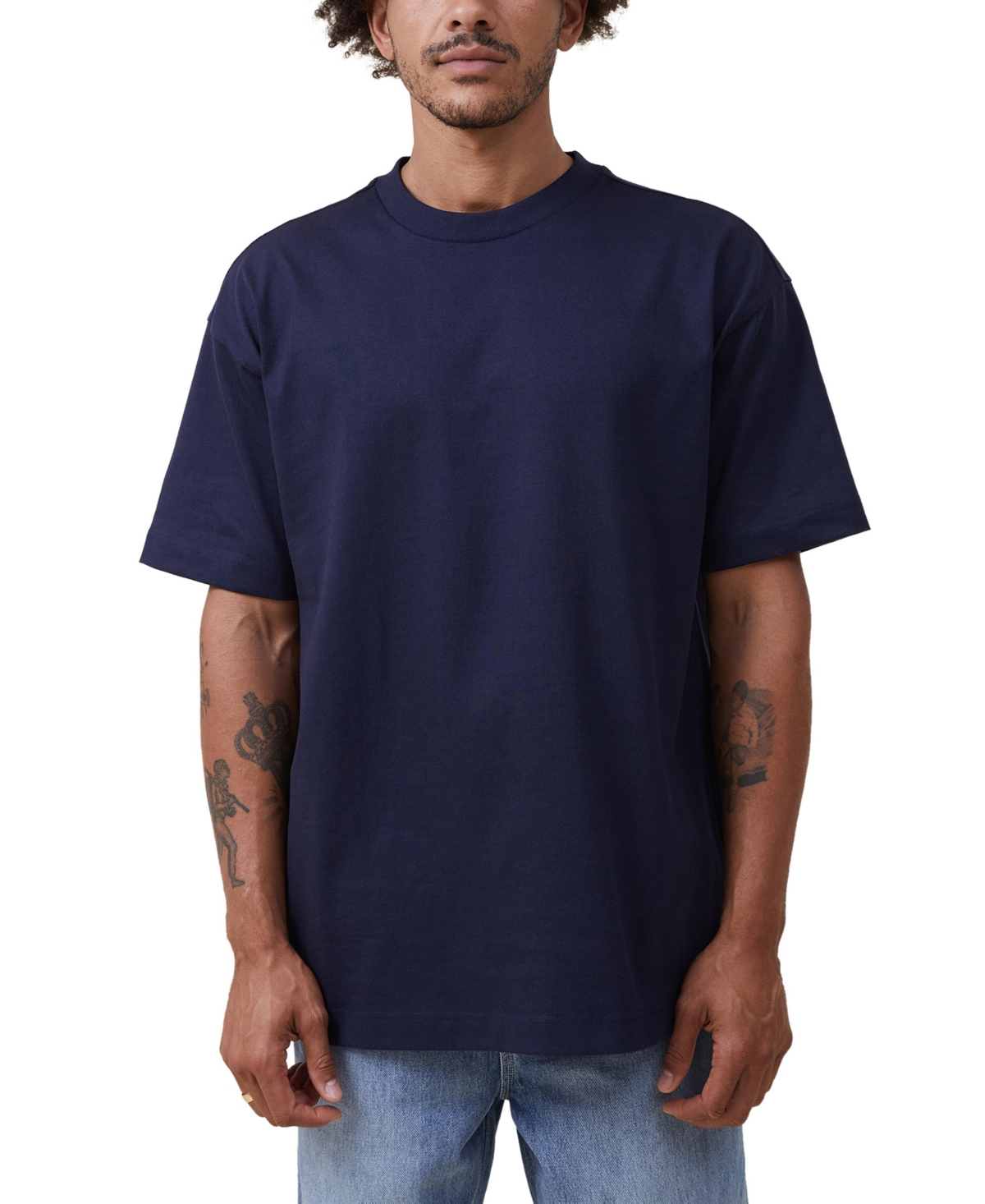 Click here for Mens Heavy Weight T-shirt - True Navy prices