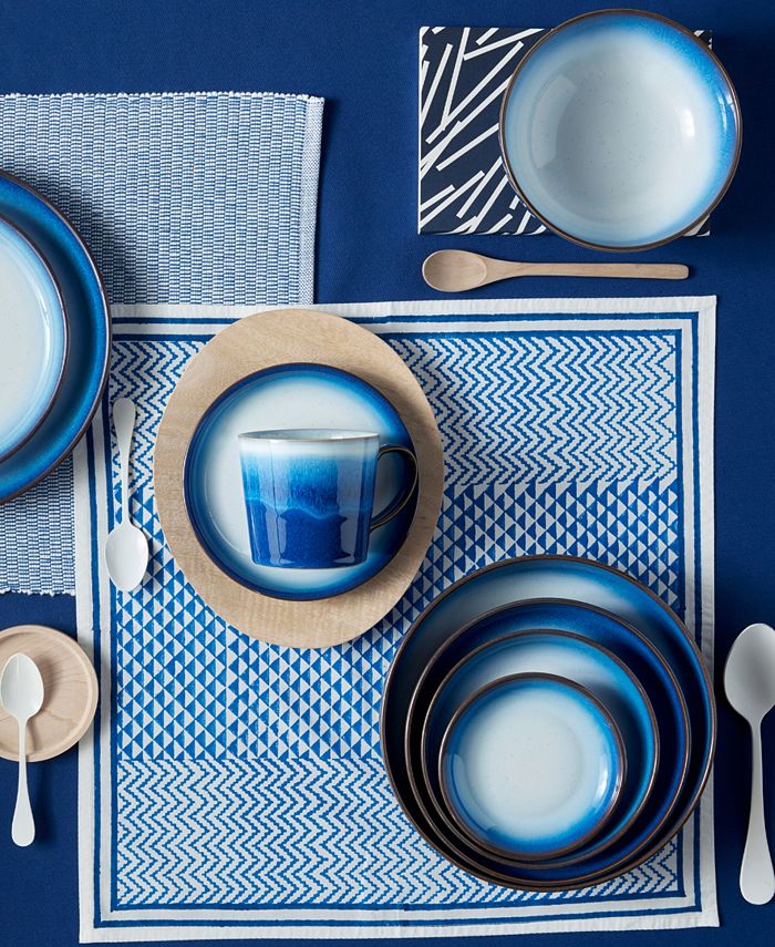 Denby Blue Haze Rice Bowl Set of 4 - Macy's