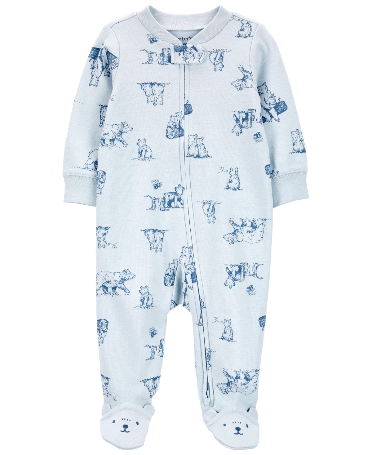 Click here for Carters Baby Boy or Baby Girls Printed 2-Way Zip U... prices