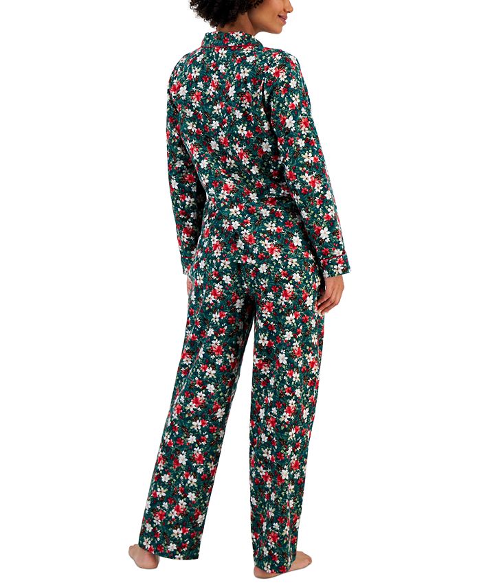 Charter Club Printed Cotton Flannel Packaged Pajama Set, Created for ...