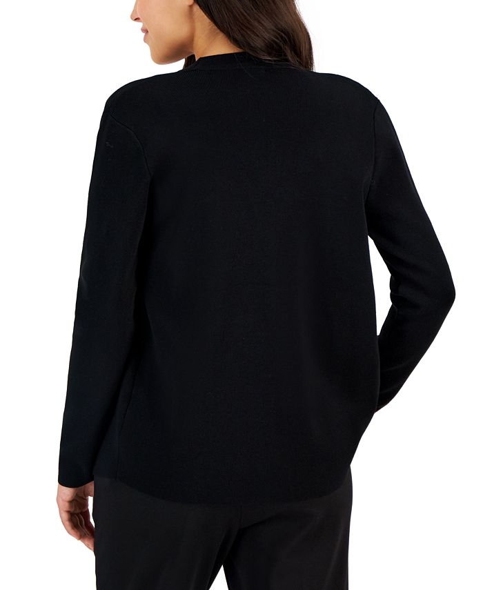 AK Anne Klein Petite Kissing Front Cardigan - Macy's