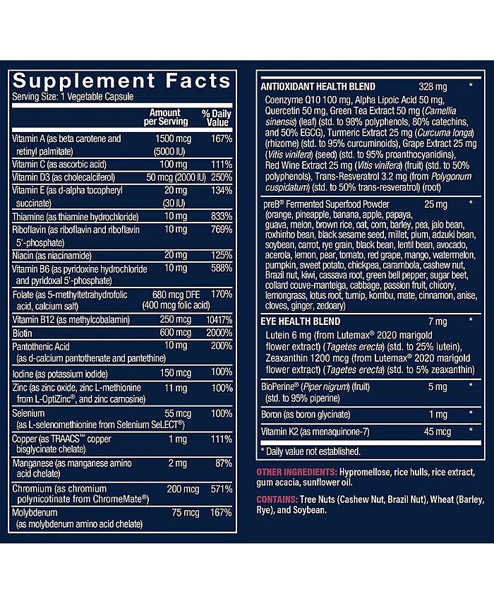 Vthrive Once-Daily Bioactive Multivitamin for Women 50+ - Supports ...