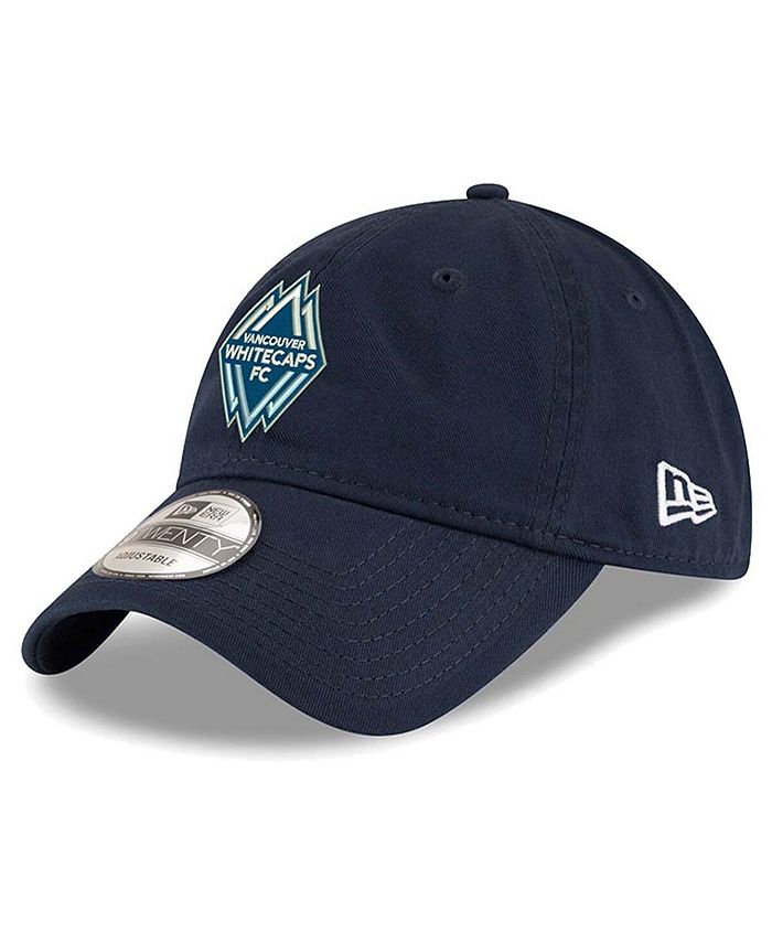 New Era Men's Navy Vancouver Whitecaps FC Team Logo 9TWENTY Adjustable ...