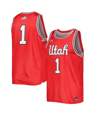 Men's Under Armour Red Utah Utes Replica Basketball Jersey - Macy's