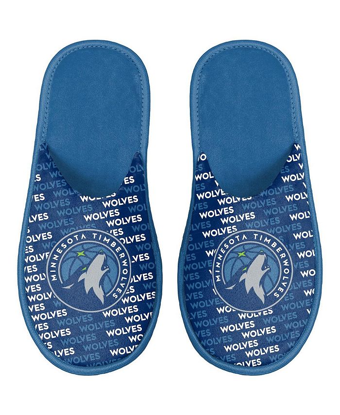 FOCO Youth Boys and Girls Minnesota Timberwolves Team Scuff Slippers ...