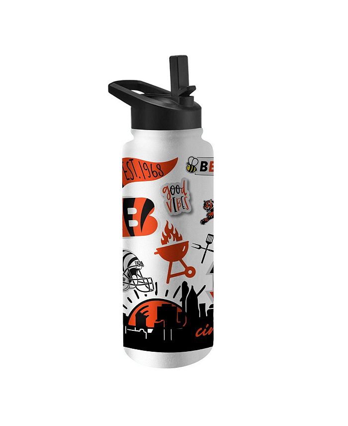 Logo Brands Cincinnati Bengals 34 Oz Native Quencher Bottle - Macy's