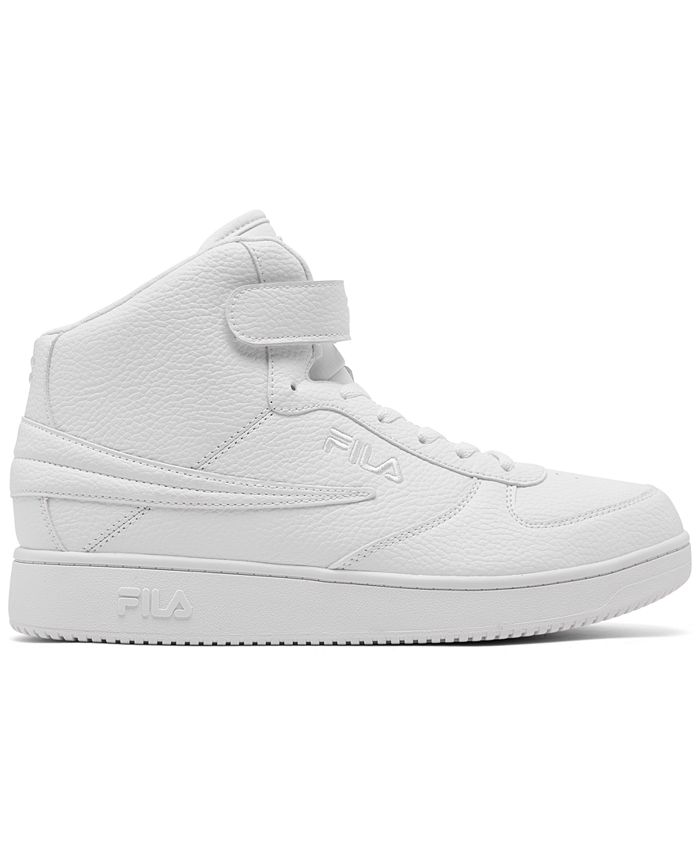 Fila Men's A-High Adjustable Strap High Top Casual Sneakers from Finish ...