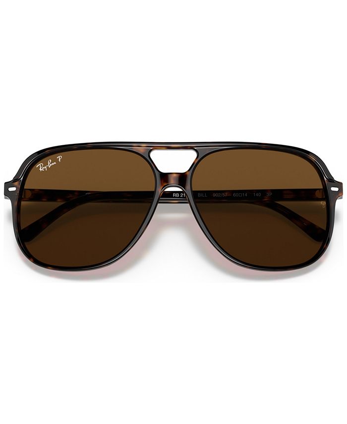 Ray-Ban Unisex Polarized Sunglasses, Bill - Macy's
