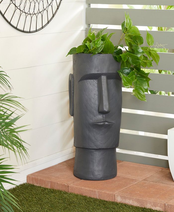 Novogratz Collection Dark Gray Magnesium Oxide Indoor Outdoor Easter ...