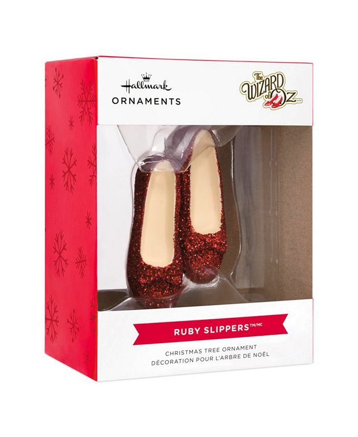 Hallmark Christmas Ornament the Wizard of Oz Ruby Slippers - Macy's