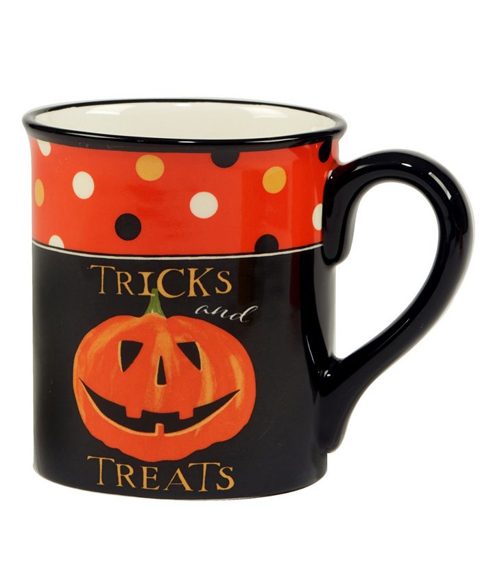 Certified International Spooky Halloween Set of 4 Mugs, Service for 4 ...