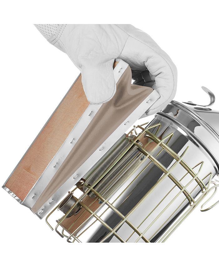 Honey Keeper Bee Hive Smoker Stainless Steel with Heat Shield Beekeeping Beehive Equipment - Macy's
