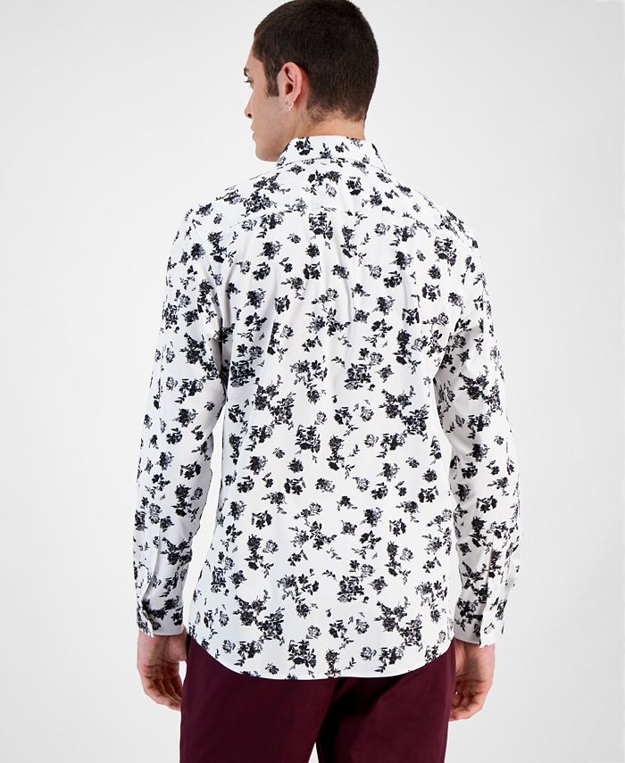 I N C International Concepts Mens Gabriel Slim Fit Floral Print