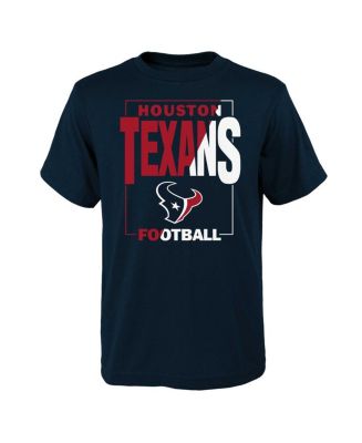 Big Boys Navy Houston Texans Coin Toss T-shirt - Macy's