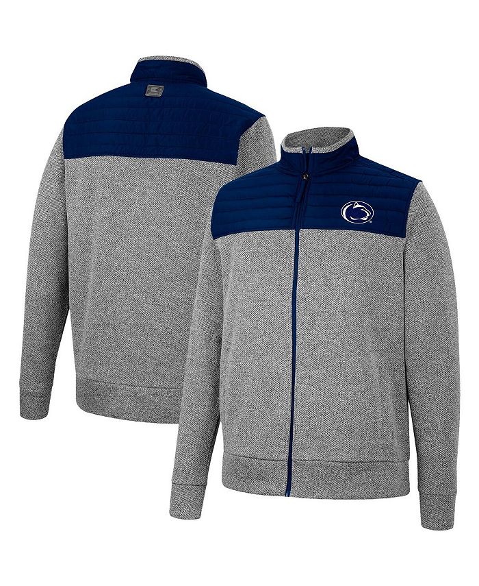 Colosseum Men's Gray, Navy Penn State Nittany Lions Putter Herringbone ...