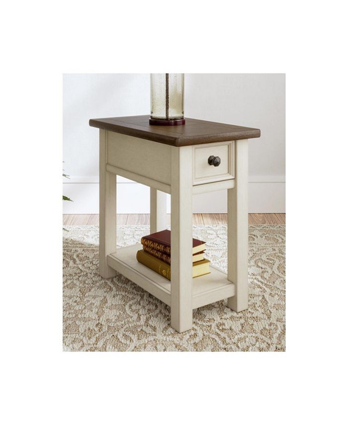 Signature Design By Ashley Bolanburg Chair Side End Table - Macy's