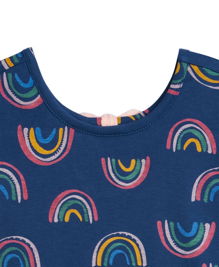 Epic Threads Little Girls Rainbow Short Sleeve Graphic T-shirt - Macy's