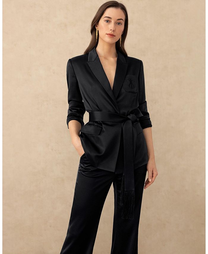 LILYSILK The Alpina Formal Silk Blazer for Women - Macy's