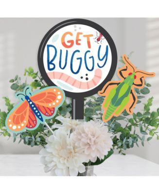 Big Dot of Happiness Buggin' Out Bugs Birthday Party Centerpiece Sticks ...