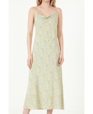 Free the Roses Women's Floral Midi Dress - Macy's