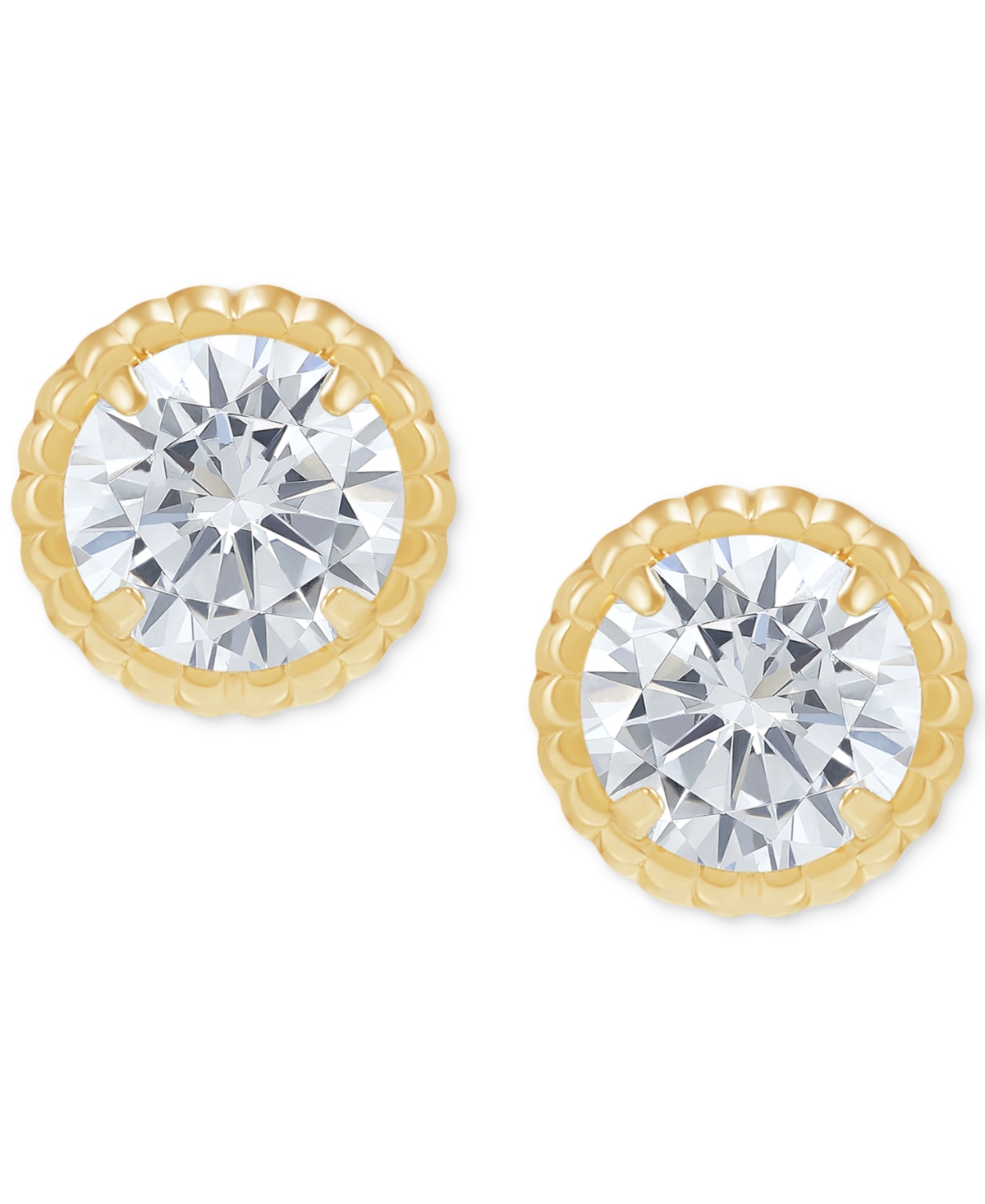 Click here for Childrens Cubic Zirconia Screw Back Stud Earrings... prices
